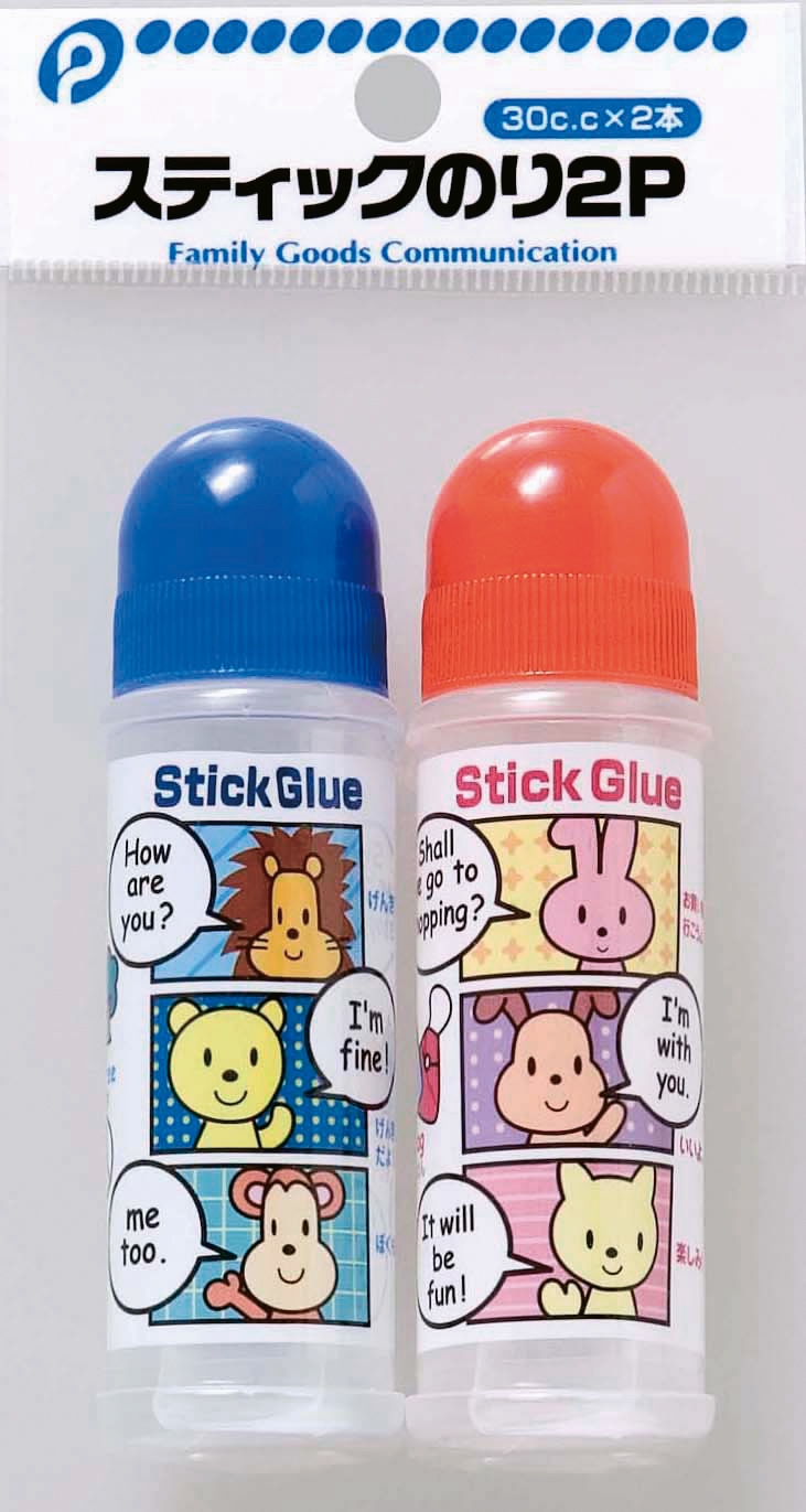 スティックのり 2P【まとめ買い10点】 株式会社 ヤマニ物産 問屋・仕入れ・卸・卸売の専門【仕入れならNETSEA】