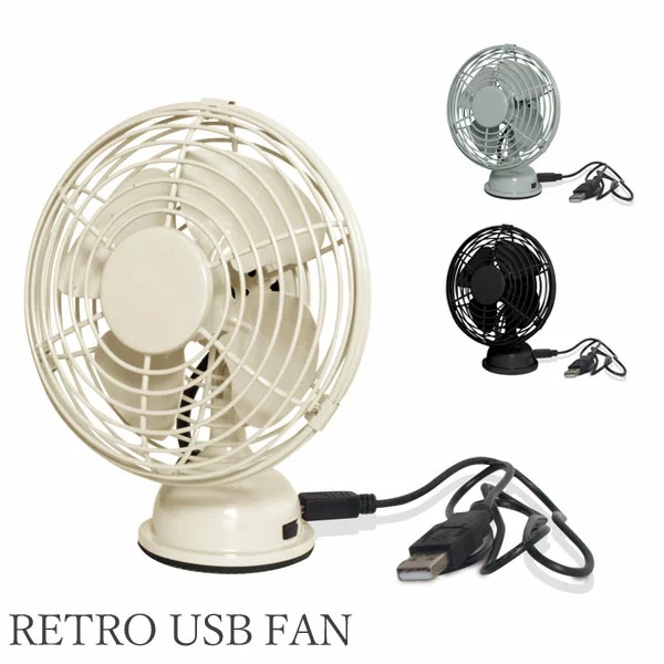 アンティークなミニ扇風機！ RETRO USB FAN 有限会社 コアプラス 問屋・仕入れ・卸・卸売の専門【仕入れならNETSEA】