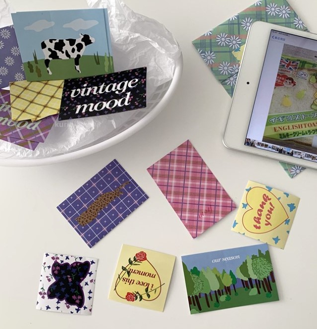 素材 創意撮影装具 手帳 インテリア ポスター ins 24枚 装飾 シール YEP! 問屋・仕入れ・卸・卸売の専門【仕入れならNETSEA】