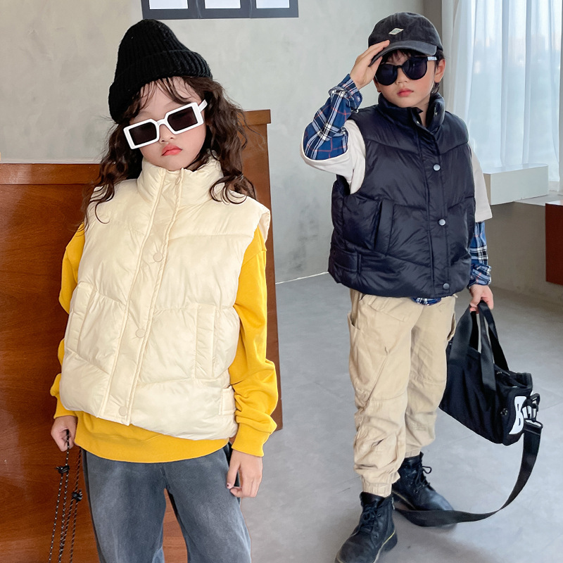 【2022秋新作】韓国風子供服 ベビー服 キッズ 男女兼用 お出かけ 中綿ベスト SNIFF JAPAN 子供服 問屋・仕入れ・卸・卸売の専門【仕入れならNETSEA】