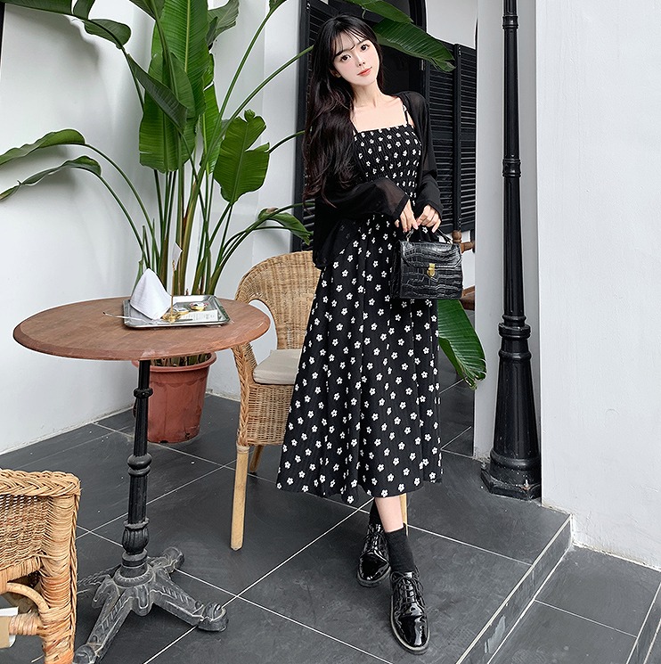 【大きいサイズM-4XL】ファッション/2枚セットワンピース♪ホワイト/ブラック2色展開 | 卸売・ 問屋・仕入れの専門サイト【NETSEA】