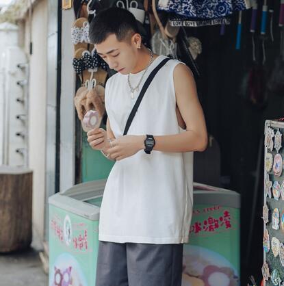 メンズ・カジュアル・Tシャツ・ゆとり・気質・ノースリーブ・ラウンドネック・M-4XL 雅雅 株式会社 問屋・仕入れ・卸・卸売の専門【仕入れならNETSEA】