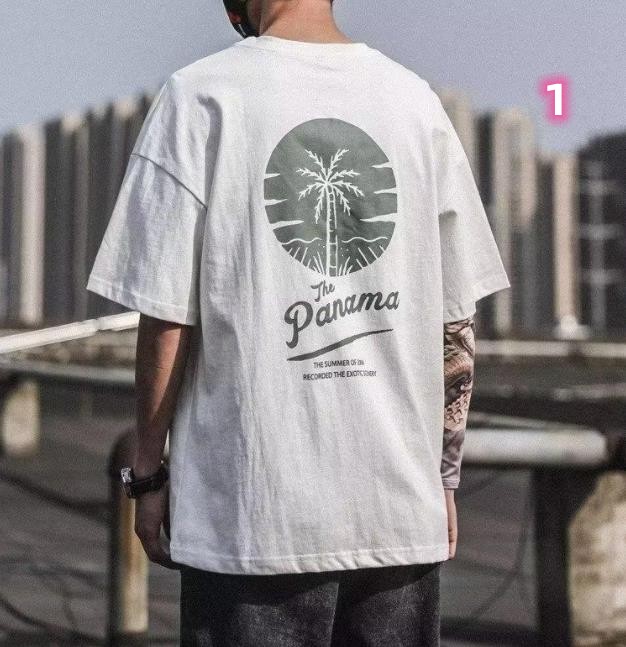 2023春夏新作 メンズ 男 カジュアル 半袖 丸首 プリント トップス Tシャツ インナー S-4XL 朝商事 合同会社 問屋・仕入れ・卸・卸売の専門【仕入れならNETSEA】