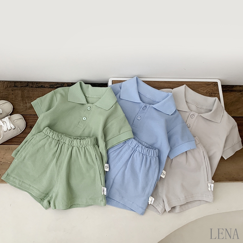 2023夏新作 韓国風子供服 ベビー服 トップス +短パンツ セットアップ 3色 66-100cm LENA 問屋・仕入れ・卸・卸売の専門【仕入れならNETSEA】