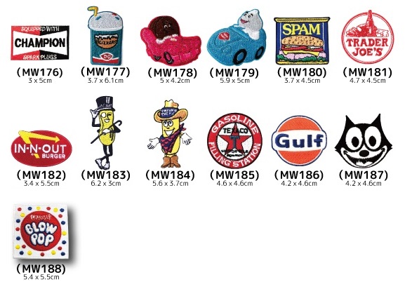 ミニ ワッペン アメリカン アドバタイジング キャラクター 2 L．Cエンタープライズ 問屋・仕入れ・卸・卸売の専門【仕入れならNETSEA】
