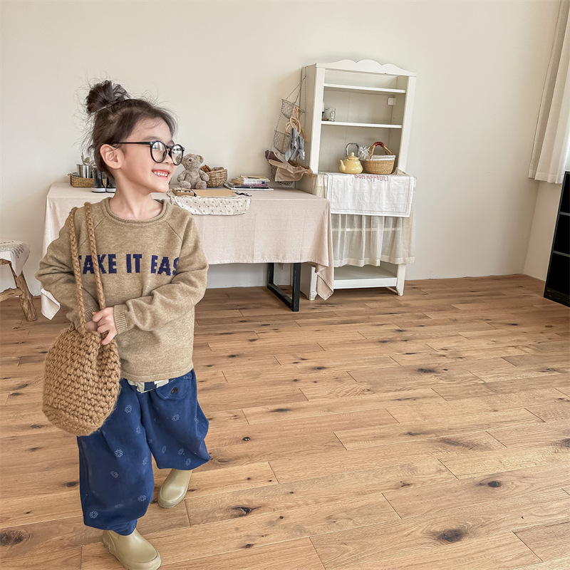 2023年秋新作★子供服★セーター トップス 可愛い 男女兼用 プルオーバー ★80-130cm Lateru_Baby 問屋・仕入れ・卸・卸売の専門【仕入れならNETSEA】