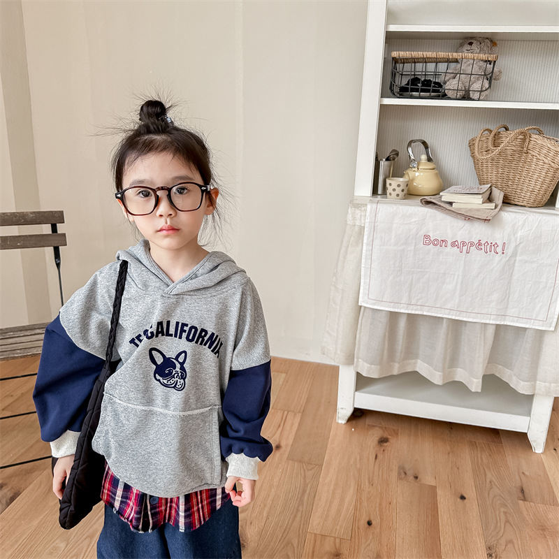 2023年秋新作★子供服★帽子付き 可愛い 男女兼用 プルオーバー シャツ パーカー★80-130cm Lateru_Baby 問屋・仕入れ・卸・卸売の専門【仕入れならNETSEA】