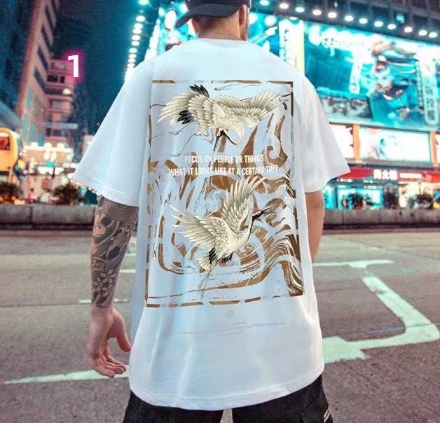 2023春夏新作 メンズ 男 カジュアル 半袖 丸首 プリント トップス Tシャツ インナー M-5XL 朝商事 合同会社 問屋・仕入れ・卸・卸売の専門【仕入れならNETSEA】