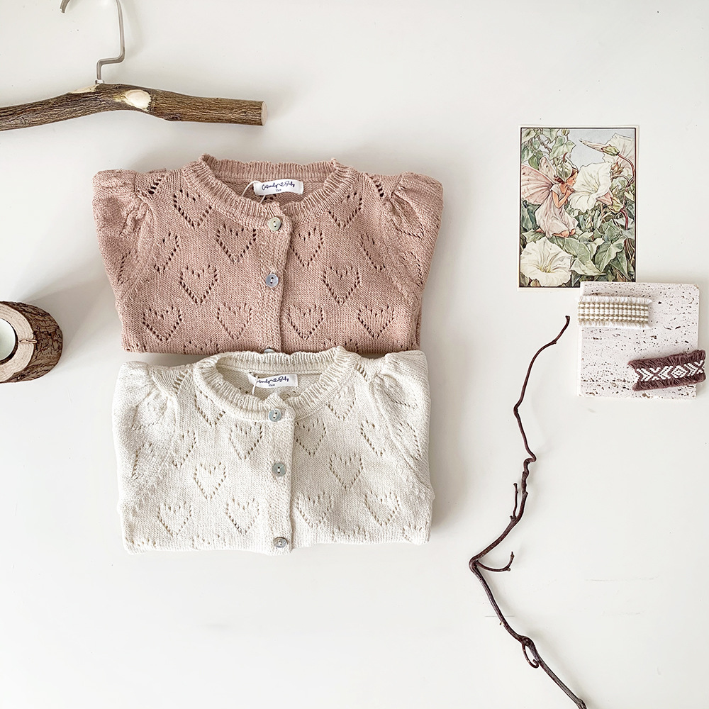 2023新作 春秋 韓国風子供服 ins ベビー服 トップス ニット カーディガン 2色 73-110cm LENA 問屋・仕入れ・卸・卸売の専門【仕入れならNETSEA】