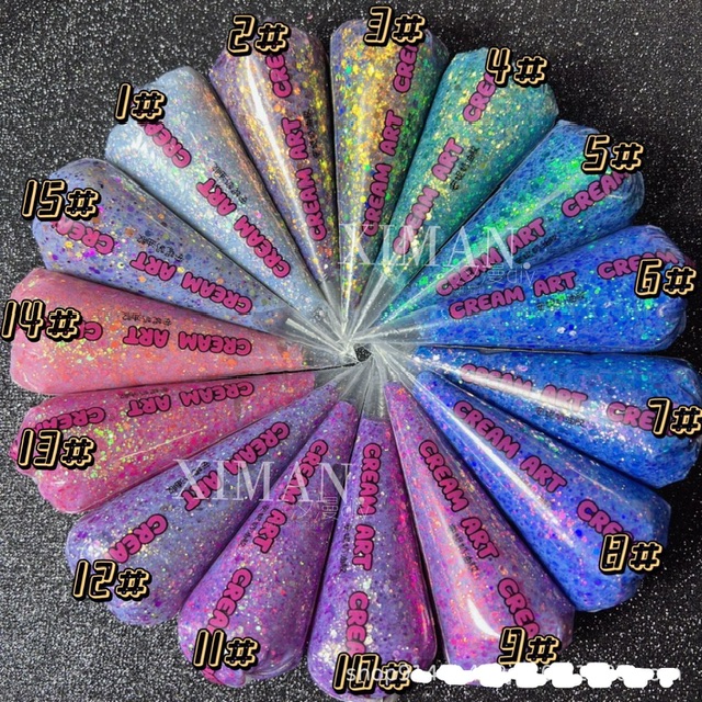 デコパーツホイップクリーム 14色 キラキラ シミュレーションクリーム接着剤 DIY素材 約70g | 卸売・ 問屋・仕入れの専門サイト【NETSEA】