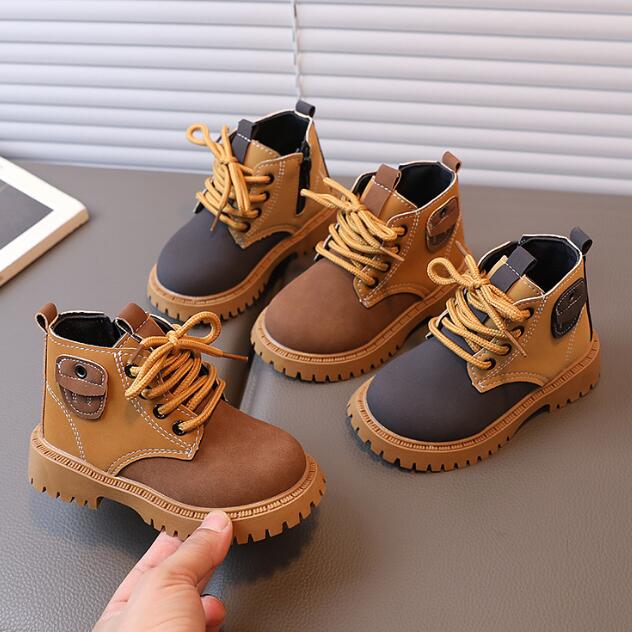 「2023秋」靴★子供靴★キッズ靴★シューズ★キッズ★男女兼用★ショートブーツ★2色「21-30＃」 | 卸売・ 問屋・仕入れの専門サイト【NETSEA】