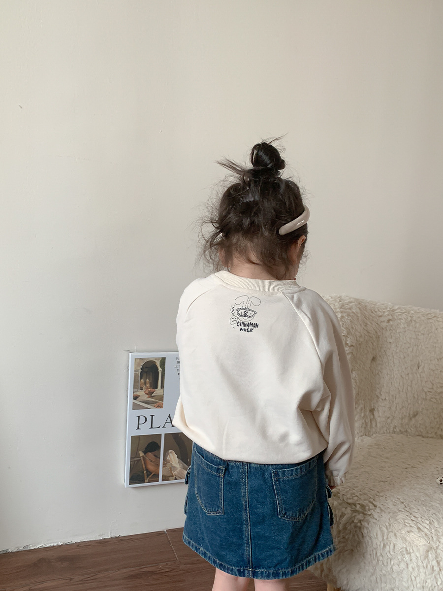 2023年秋新作★子供服★カジュアル 男女兼用 アルファベット プリント トレーナー トップス ★80-140cm Lateru_Baby 問屋・仕入れ・卸・卸売の専門【仕入れならNETSEA】