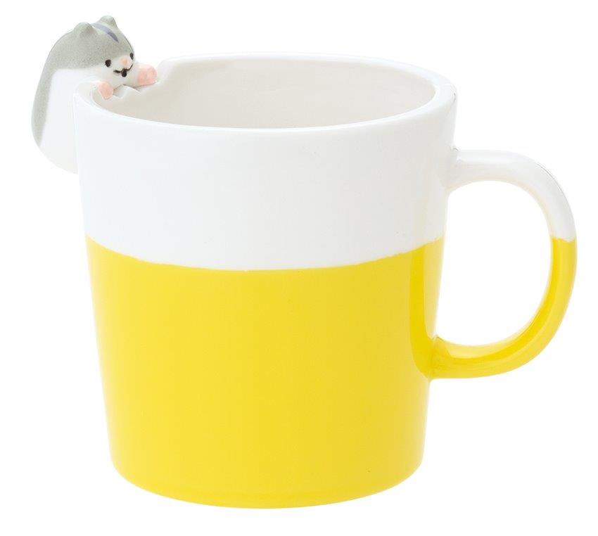 がじがじ マグ GY 約φ84×125×h96 HC-90466 | 卸売・ 問屋・仕入れの専門サイト【NETSEA】