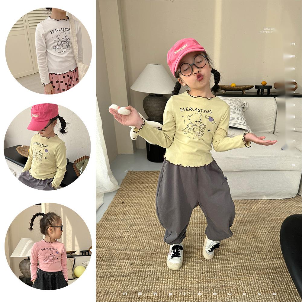 2024新作韓国子供服 キッズ服 長袖Tシャツ 90-150cm 個人事業主 Light of the sea 問屋・仕入れ・卸・卸売の専門【仕入れならNETSEA】