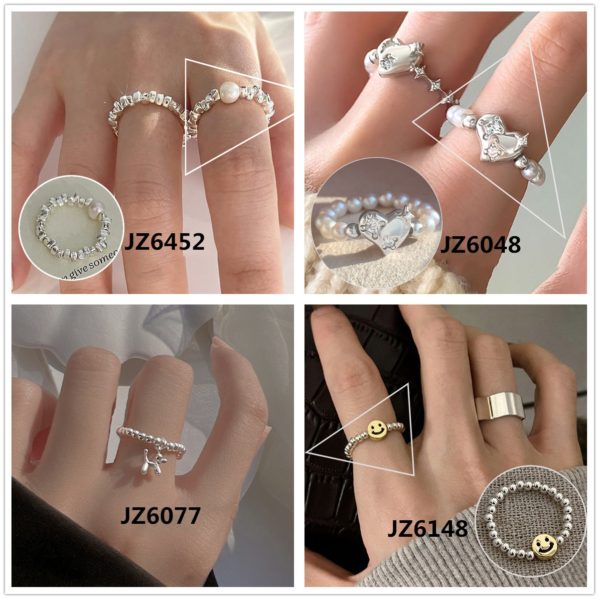 ファッションリング INS大人気 指輪 リング アクセサリー レディース シルバー925 オープンリング 個性 株式会社 大豊 問屋・仕入れ・卸・卸売の専門【仕入れならNETSEA】