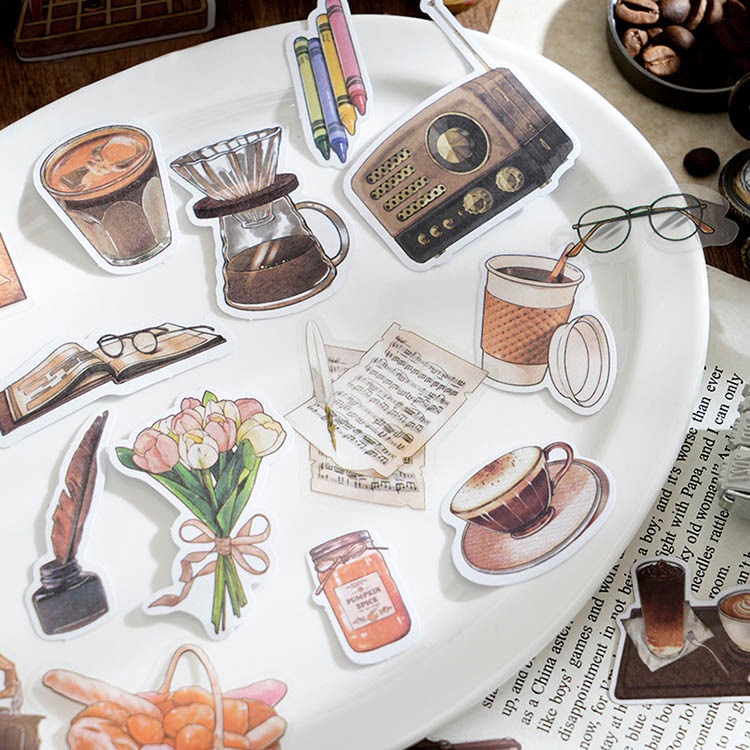 コラージュシール 50枚 異素材 耐水PETシール マステシール クリアシール コラージュ sztz-50-116 株式会社 日商友普 | 卸売・ 問屋・仕入れの専門サイト【NETSEA】