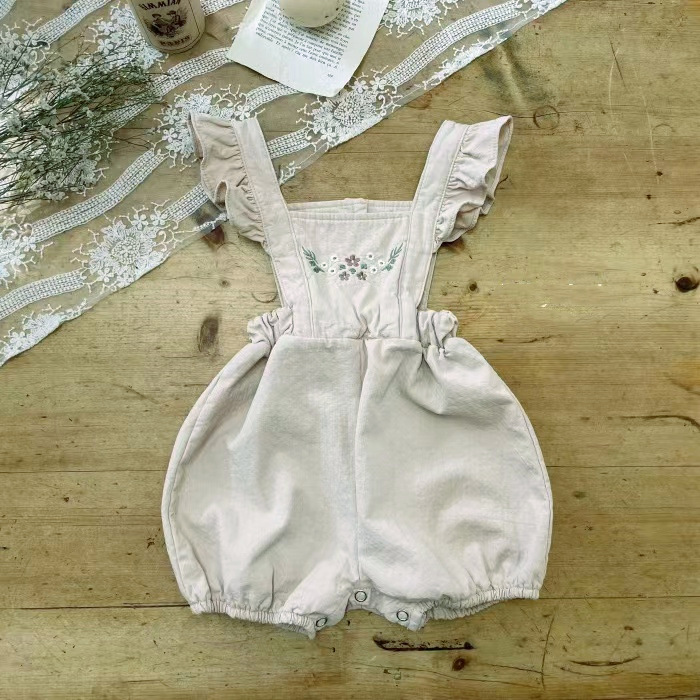 ins 春新作 ins ベビー服 ロンパース サロペット パンツ フラッタースリーブ 可愛い ボトムス ONE MORE 問屋・仕入れ・卸・卸売の専門【仕入れならNETSEA】