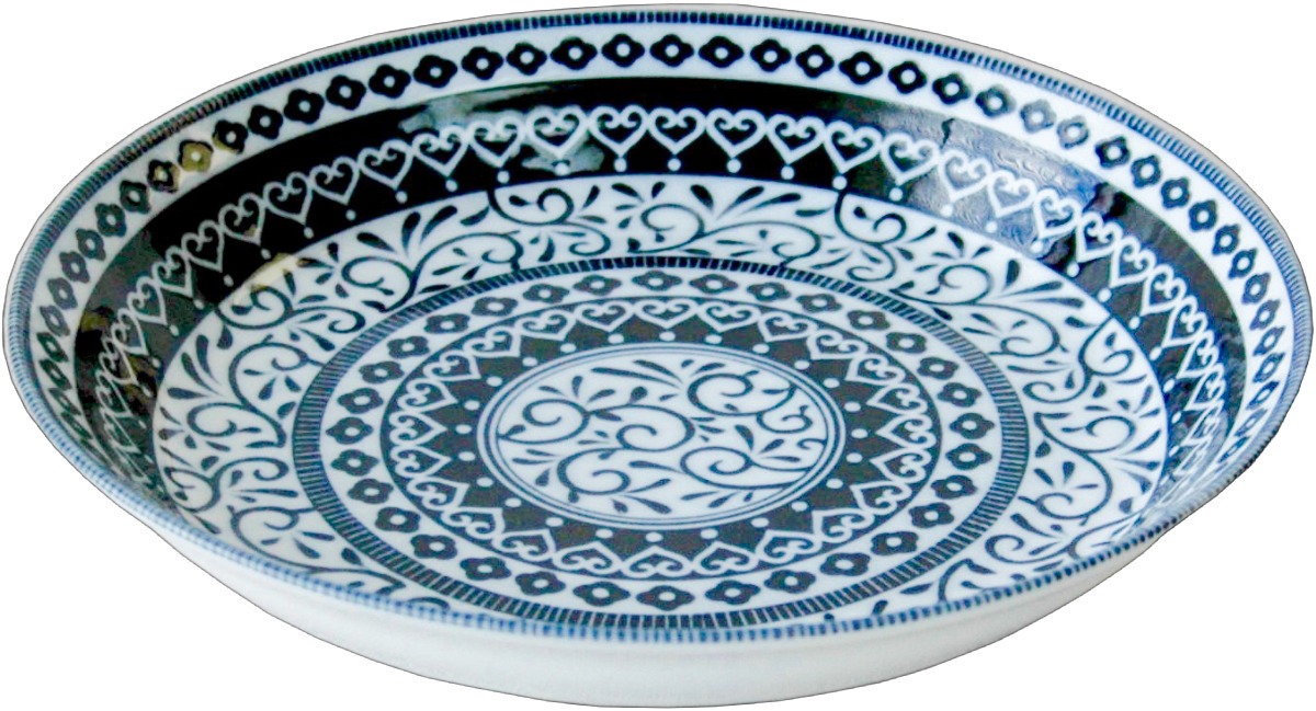 アワサカ ブラックアラベスク スープカレー皿 PF-521 雑貨のFULTAC（フルタック） 問屋・仕入れ・卸・卸売の専門【仕入れならNETSEA】