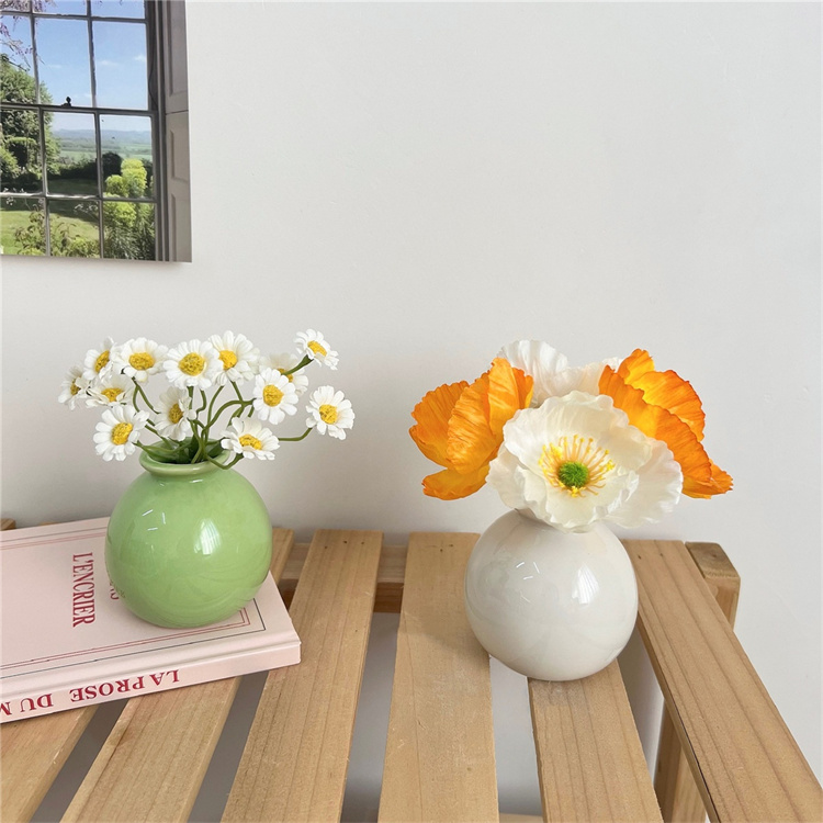 センスがいいです セラミック花瓶 装飾品 卓上振り子 ミニ振り子 ドライフラワー 模造フラワーセット Mary dodo_韓国ファッション専門店 | 卸売・ 問屋・仕入れの専門サイト【NETSEA】
