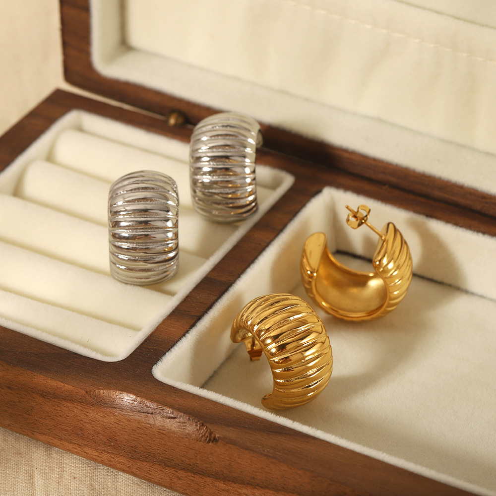 ステンレスピアス イヤーカフ 幾何ステンレスピアス アクセサリー レティース ピアス ステンレス製 | 卸売・ 問屋・仕入れの専門サイト ...
