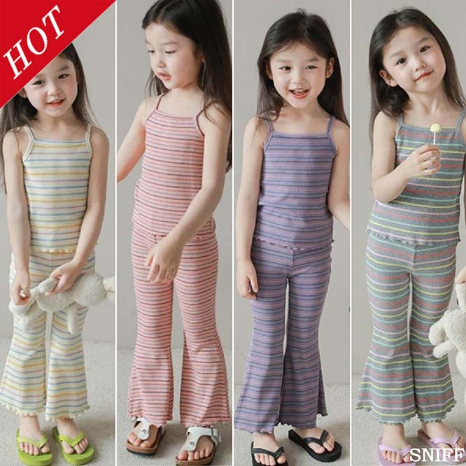 【24H即納 顧客直送可！】女の子 ベビー服 キャミソール&ロングパンツ SNIFF JAPAN 子供服 問屋・仕入れ・卸・卸売の専門【仕入れならNETSEA】