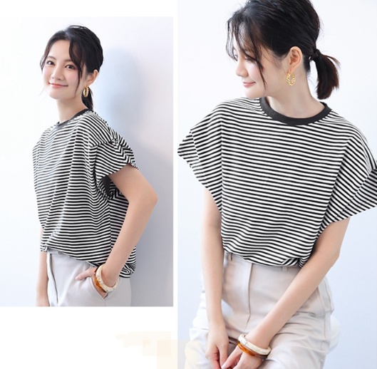 レディース・半袖・シャツ・ブラウス・韓国風・おしゃれ・トップス 6色 株式会社 aiya 問屋・仕入れ・卸・卸売の専門【仕入れならNETSEA】