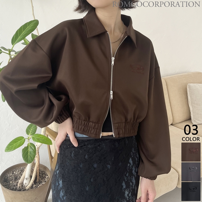【2024新作商品♪】刺繍ロゴ襟付きWジップブルゾン 有限会社 ロムココーポレーション | 卸売・ 問屋・仕入れの専門サイト【NETSEA】