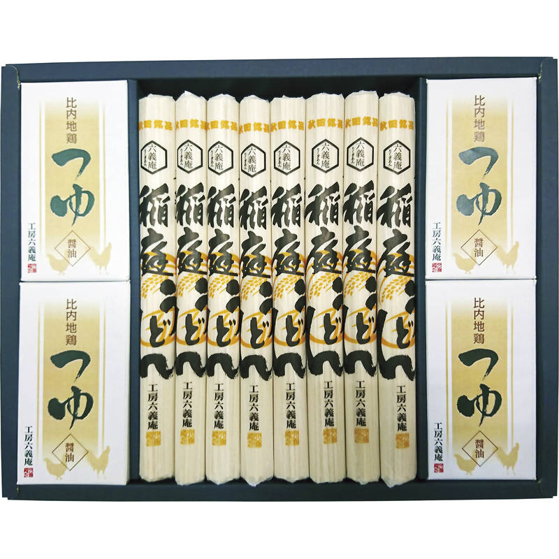 工房六義庵 比内地鶏つゆで頂く稲庭うどん KU-50TH 株式会社 白菊 | 卸売・ 問屋・仕入れの専門サイト【NETSEA】