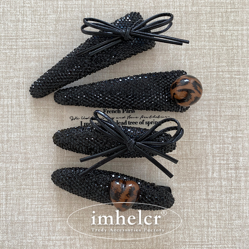 キラキラビジューヘアピン PUリボンピン デイリー 韓国アクセ 合同会社ジェオンシー | 卸売・ 問屋・仕入れの専門サイト【NETSEA】