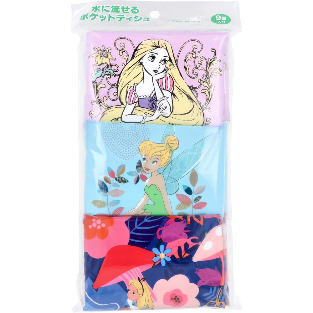 [販売終了]ディズニークラシック 水に流せるポケットティシュ 16枚(8組)×9個入 | 卸売・ 問屋・仕入れの専門サイト【NETSEA】