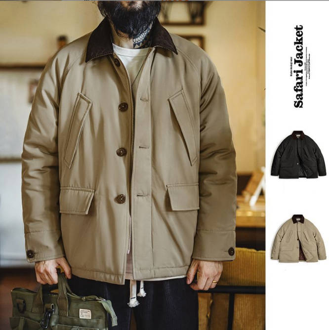 2024年秋季 アメリカンカジュアル フラップカラー 厚手コットンジャケット メンズ 株式会社 EMSテクノロジー | 卸売・ 問屋・仕入れの専門サイト【NETSEA】