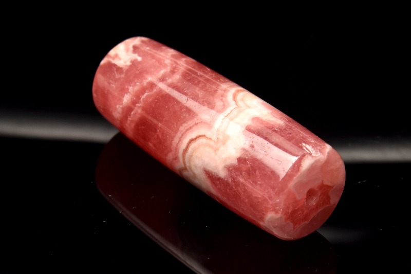 【1点物】AAA☆アルゼンチン産 インカローズ 29x11mm 天珠型(貫通穴) チューブ ビーズ _PB7483 株式会社 SEKIKON ...