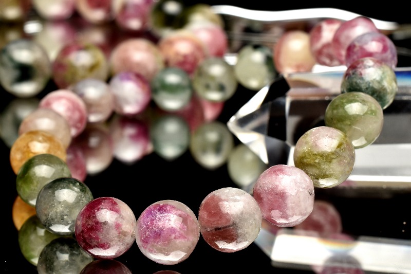 シリカ共生 MIXトルマリン 6.5mm ブレスレット 1個売り _BG5286-65 株式会社 SEKIKON | 卸売・ 問屋・仕入れの専門サイト【NETSEA】