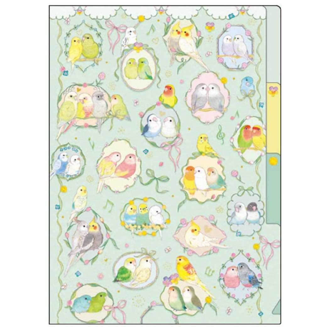 たけいみき A5クリアファイル 3ポケット カラフルバード | 卸売・ 問屋・仕入れの専門サイト【NETSEA】