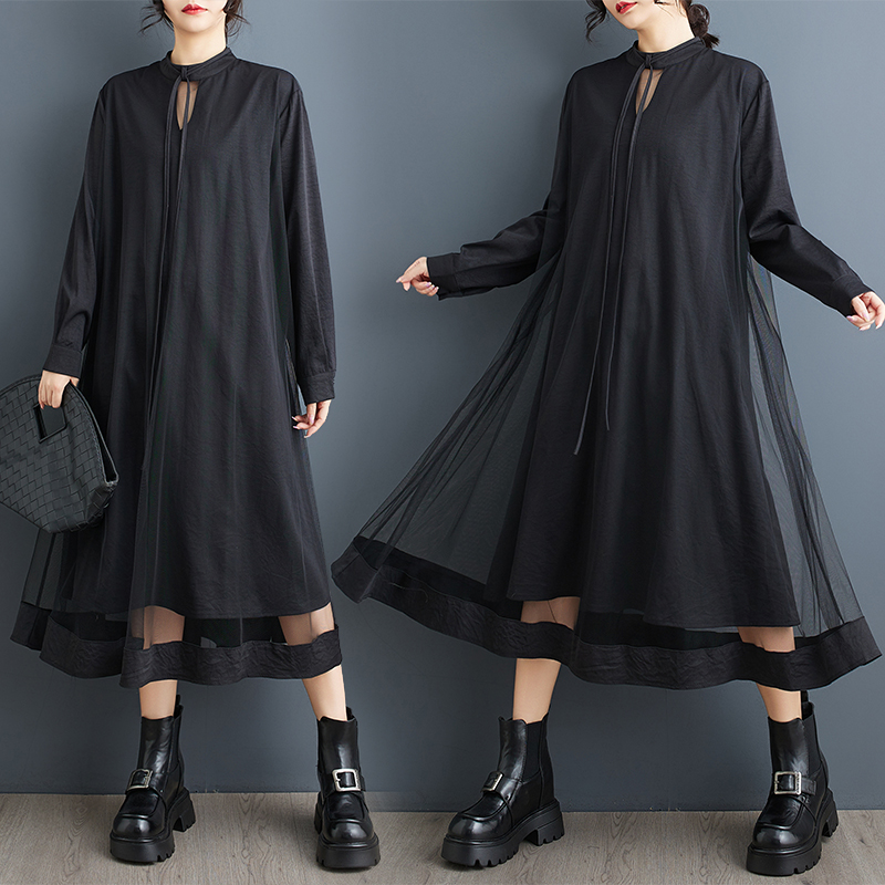 初回送料無料 秋冬レディースファッション vネック カジュアル ゆったり オシャレワンピース Sommy 株式会社 | 卸売・ 問屋・仕入れの専門サイト【NETSEA】