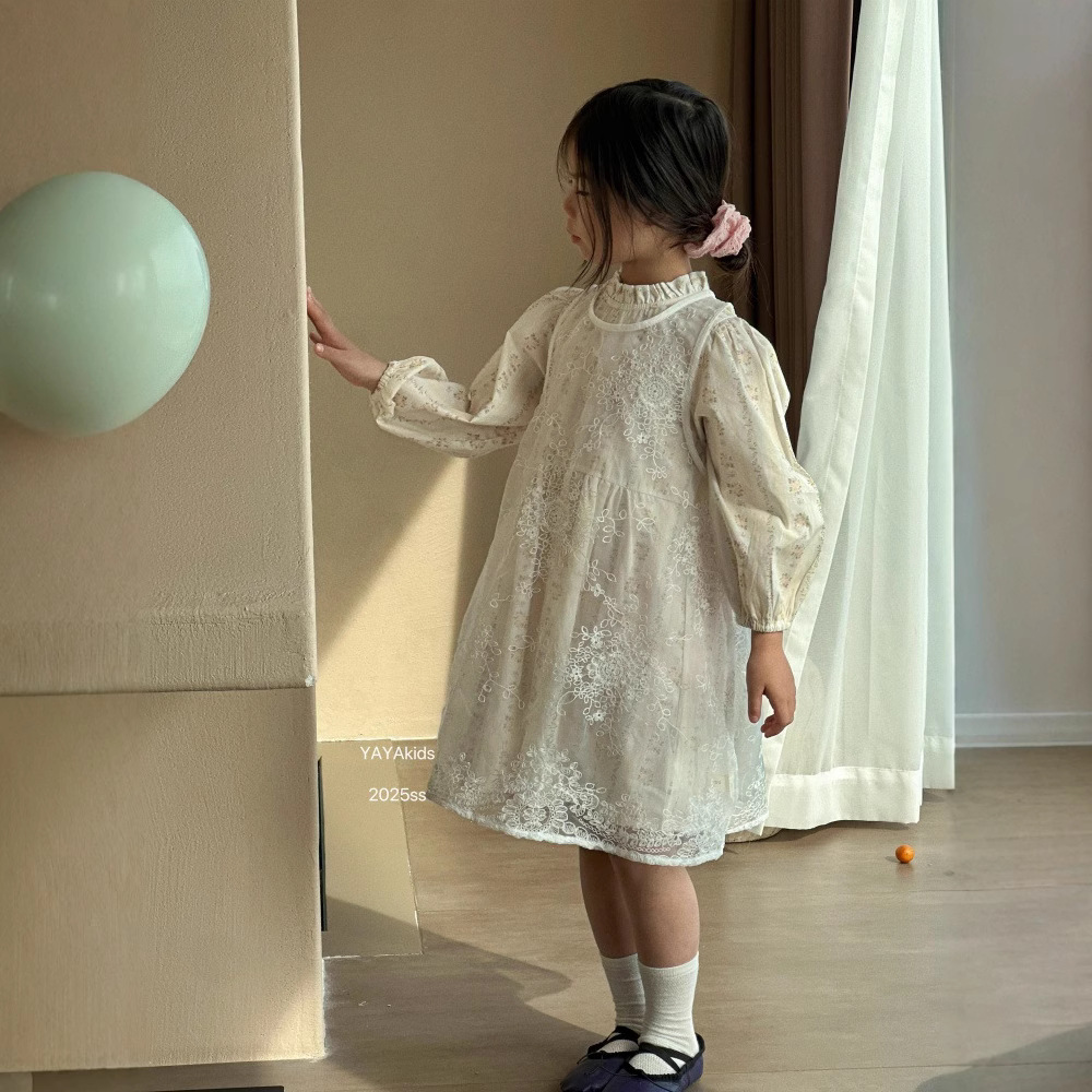 2025★春秋新作★韓国風子供服★ワンピース+レース★90cm～140cm BBM 株式会社 | 卸売・ 問屋・仕入れの専門サイト【NETSEA】