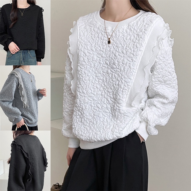 ANJIL☆2024秋冬おしゃれ真珠付きトレーナー | 卸売・ 問屋・仕入れの専門サイト【NETSEA】