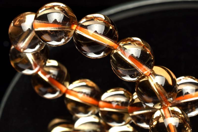 【1点物】透明度抜群 スモーキー ウイスキーシトリン 8.5mm ブレスレット _M6644 株式会社 SEKIKON | 卸売・ 問屋 ...