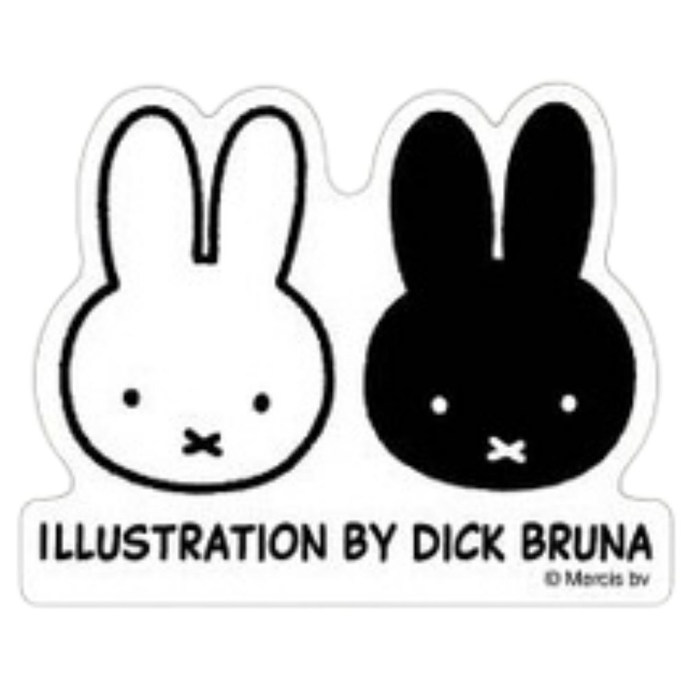miffy ミッフィー ベーシックシリーズ ダイカットステッカー ブラック DBM-2742 | 卸売・ 問屋・仕入れの専門サイト【NETSEA】
