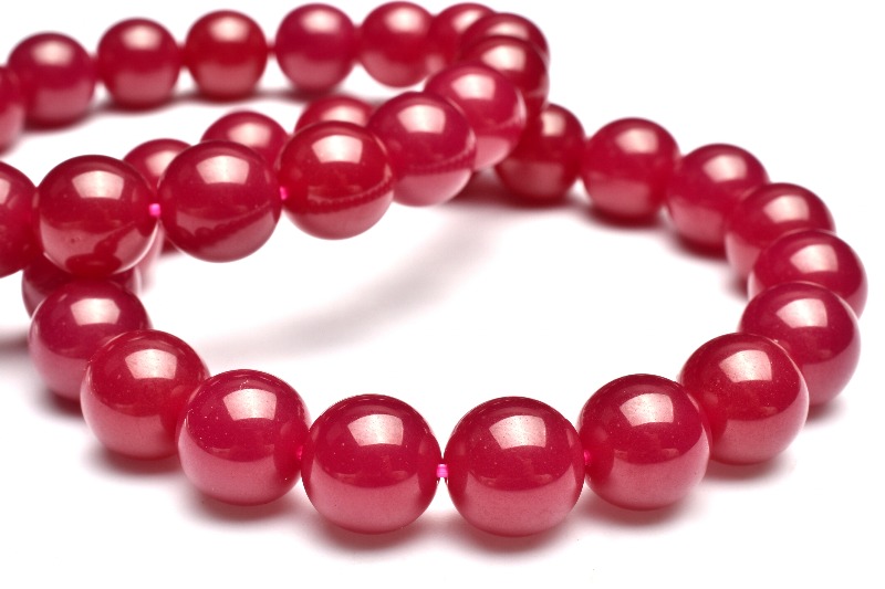 ビビットレッド 合成ルビー 6mm ブレスレット 1個売り _BG5475-6 | 卸売・ 問屋・仕入れの専門サイト【NETSEA】