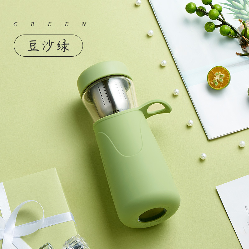 カスタム耐高温花語カップクリエイティブ女性用携帯茶分離泡茶グラス-あんみどり350ml | 卸売・ 問屋・仕入れの専門サイト【NETSEA】