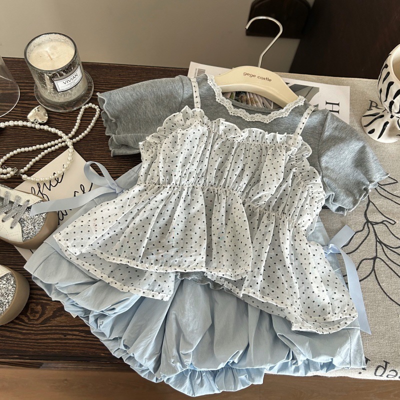 2025夏新入荷★子供服 トップス+吊りベスト&ズボン★80cm～140cm | 卸売・ 問屋・仕入れの専門サイト【NETSEA】