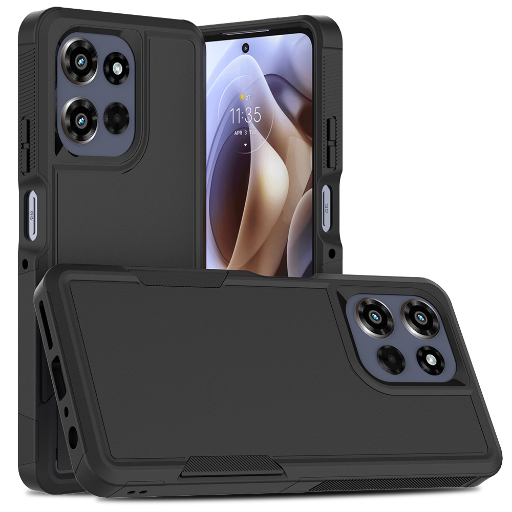 Moto G Stylus 2024版 二層構造 耐衝撃 TPU+PC ケース ブラック | 卸売・ 問屋・仕入れの専門サイト【NETSEA】