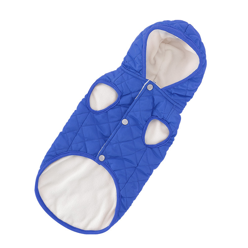 ペット服 犬服 秋冬 防寒 ボア ダウンジャケット ボタン付き ブルー S M L XL XXL | 卸売・ 問屋・仕入れの専門サイト【NETSEA】