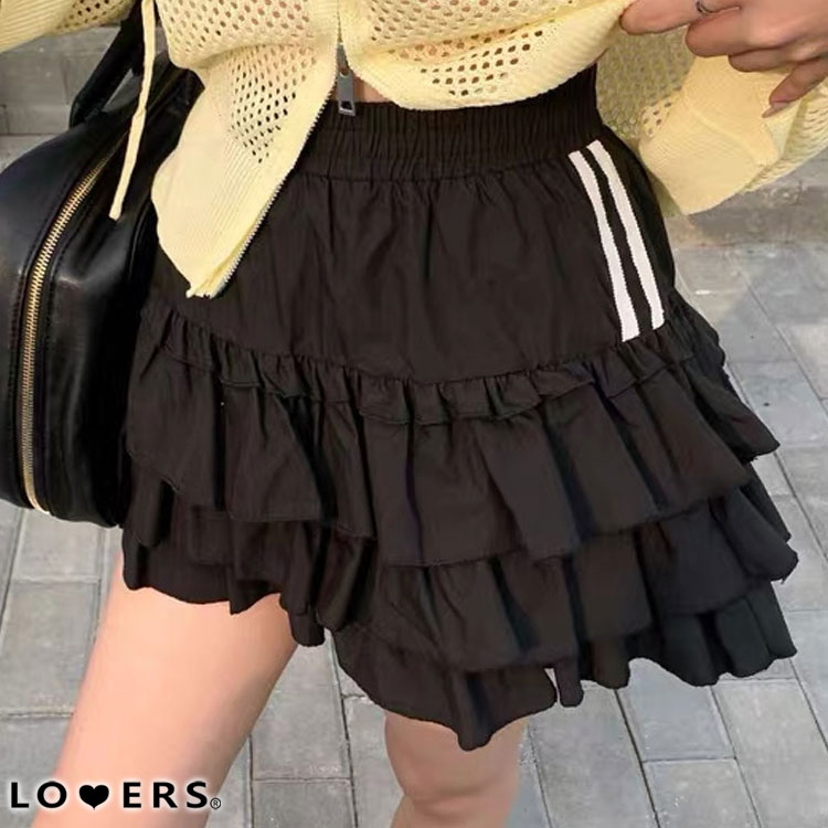サイドライン トラック ティアードミニスカート ma 【即納】レディース 韓国 プチプラ おしゃれ | 卸売・ 問屋・仕入れの専門サイト【NETSEA】
