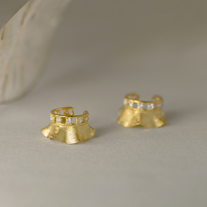 100％S925シルバー イヤーカフ 1ペア2つ 18K金メッキ 2色 高品質シルバアクセサリー | 卸売・ 問屋・仕入れの専門サイト【NETSEA】