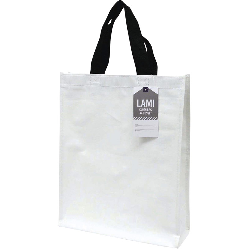 ラミクロスバッグA4マチ付 ホワイト 90370501 | 卸売・ 問屋・仕入れの専門サイト【NETSEA】