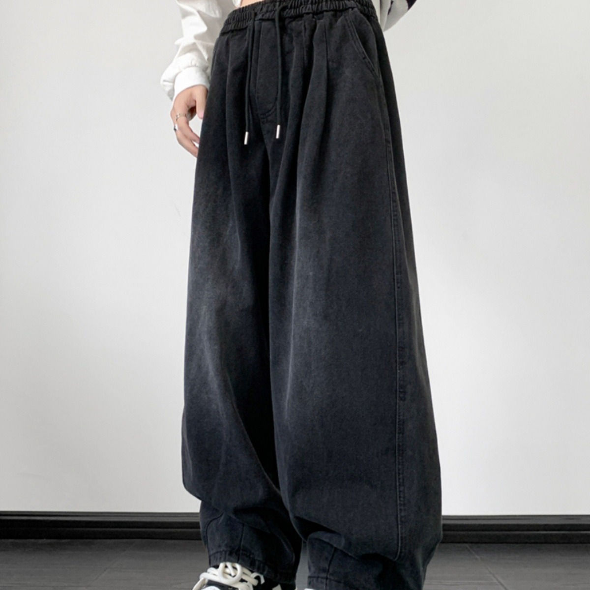 新作・メンズ・ゆとり・ズボン・カジュアル・パンツ・M～XXL 2色 | 卸売・ 問屋・仕入れの専門サイト【NETSEA】