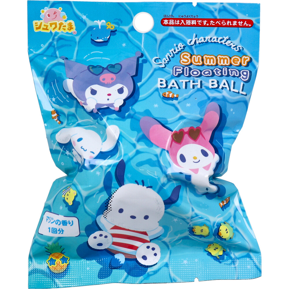 シュワたま サンリオキャラクターズ サマーフローティング バスボール マリンの香り 75g 1回分 | 卸売・ 問屋・仕入れの専門サイト【NETSEA】