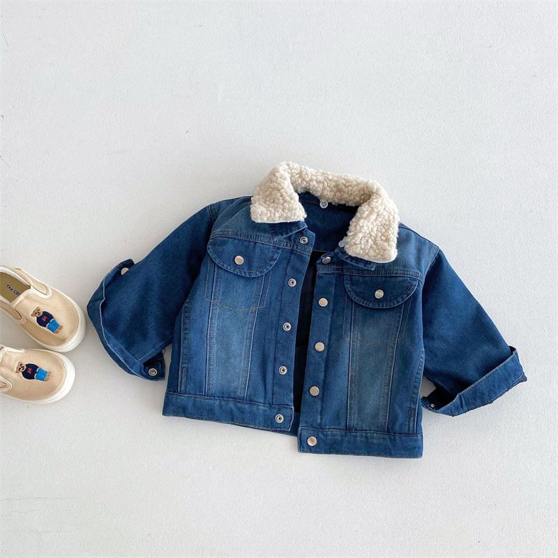 ins 秋冬新作 子供服 デニム 中綿入り ジャケット カジュアル トップス Gジャン 防寒 アウター | 卸売・ 問屋・仕入れの専門サイト【NETSEA】